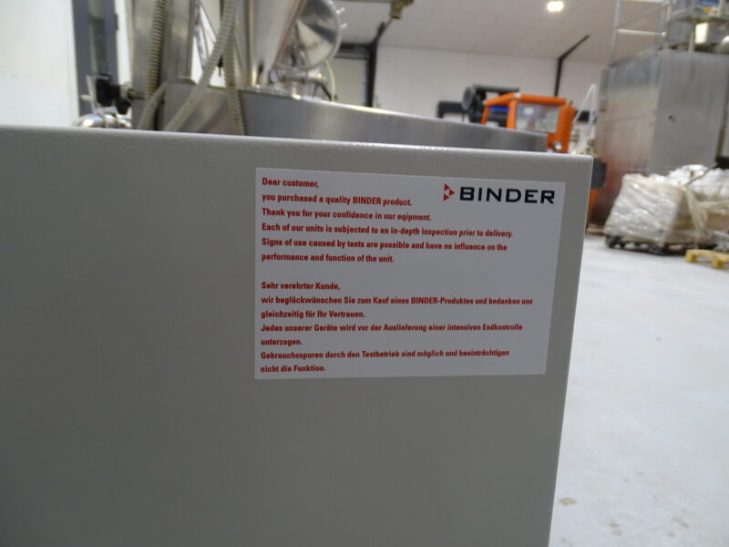 Etuve électrique Marque BINDER (2601005) | Matco France